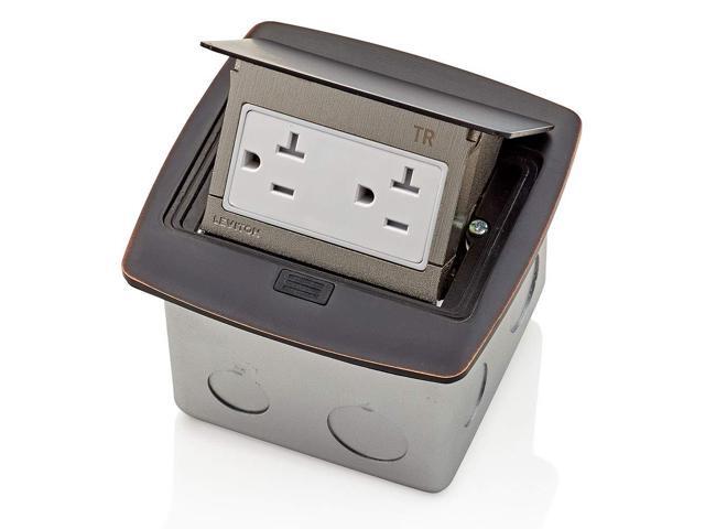 Click here for Leviton Pop-Up Floor Box with 20 Amp  Tamper-Resis... prices