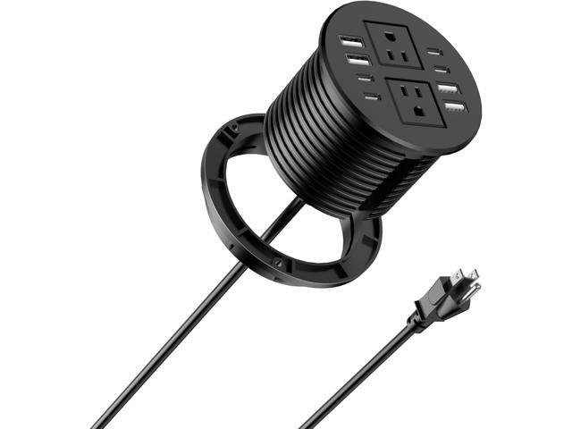 Click here for Jgstkcity Power Strip Desktop Recessed Power Gromm... prices