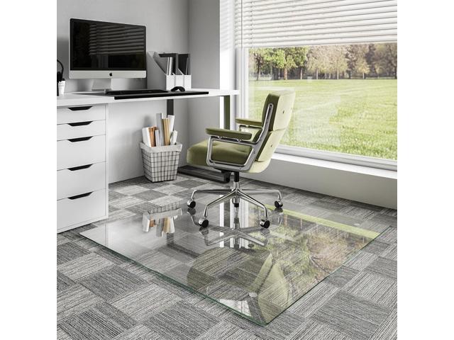 Click here for Koonmi Glass Chair Mat for Carpet  Tempered Glass... prices