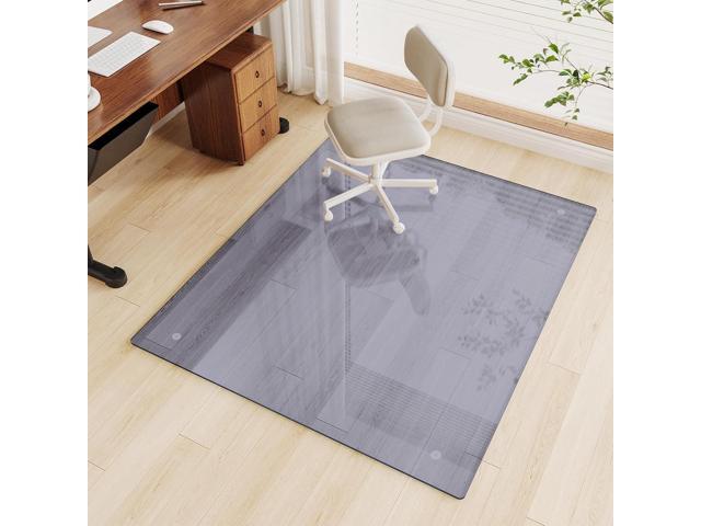 Click here for Glass Chair Mat 46 x 55 Heavy Duty Tempered Glass... prices