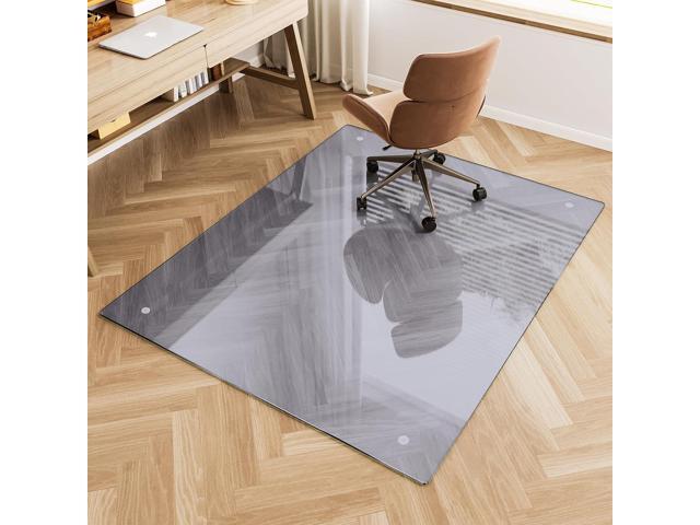 Click here for Glass Chair Mat 48 x 60 Heavy Duty Tempered Glass... prices