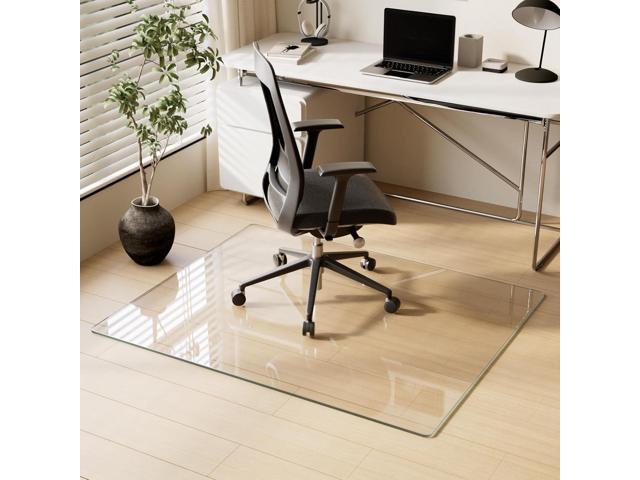 Click here for Tempered Glass Desk Mat 46x 55 Heavy Duty Hard Flo... prices