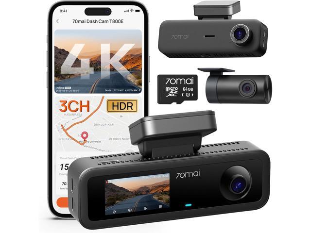 Click here for 70mai 4K Dash Cam Front and Rear Inside  3 Channel... prices