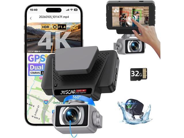 Click here for 2026 AI Drive Assist 5G WiFi Dash Cam Front and Re... prices