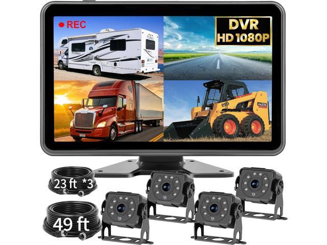 Click here for 4 Wired Backup Camera System for Truck/RV: 10.1 10... prices