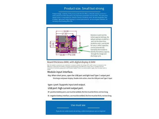 Click here for USB Type-C 22.5W Power Bank Module  Bidirectional... prices