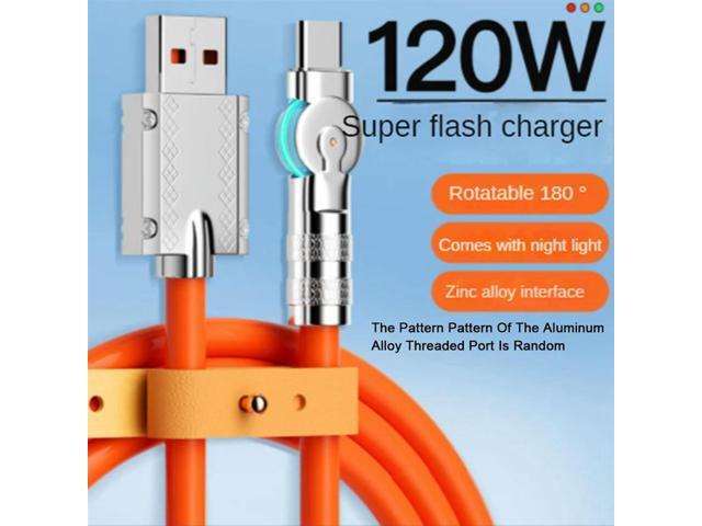 Click here for 120W 6A Super Fast Charge Type-C Liquid Silicone C... prices