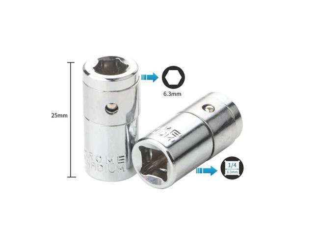 Click here for 2pcs Socket Adapter Converter Set 1/4 Hex Shank To... prices