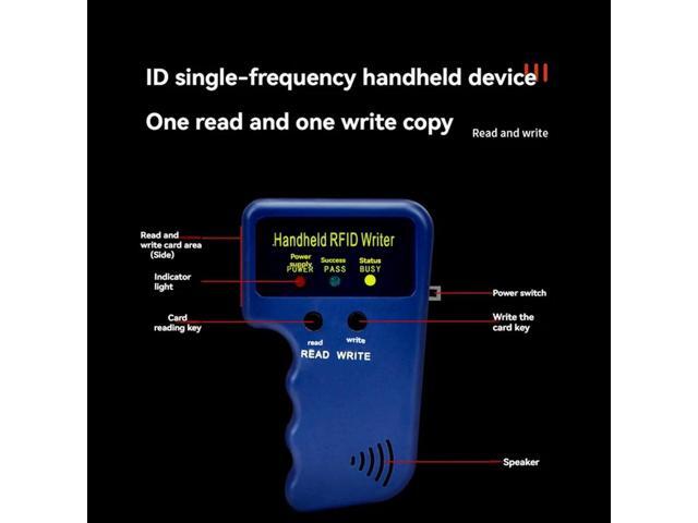 Click here for Handheld 125Khz RFID Card Reader Writer + 5 Keyfob... prices