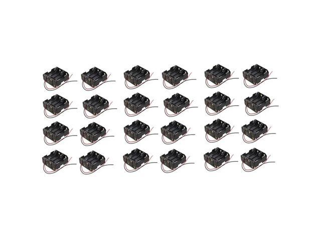 Click here for 3X 8Pcs Aa Cells (12V) Clip Holder Box Case Black prices
