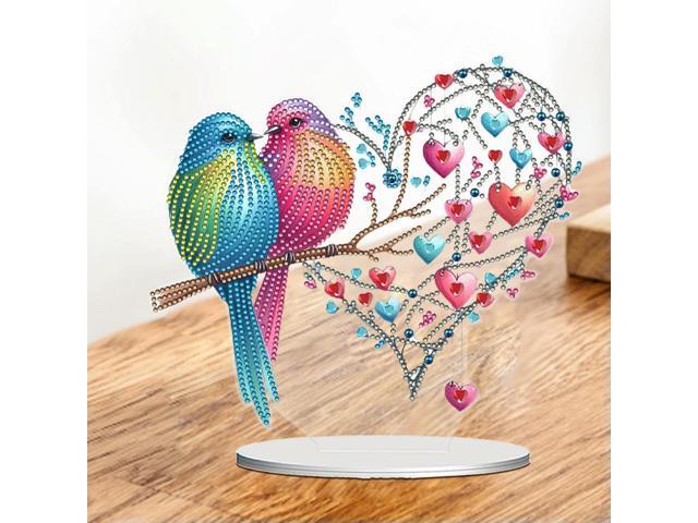 Click here for Acrylic 2D Flat Print DIY Love Birds Diamond Paint... prices
