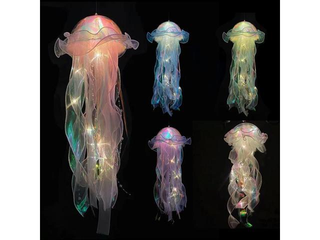 Click here for Jellyfish Atmosphere Night Light Button Colorful N... prices