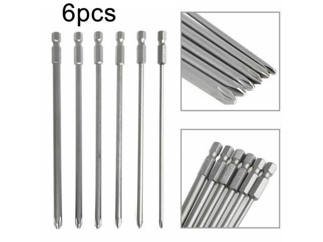 Click here for Tool Cross Screwdriver Bits Hex Head Power Silver... prices