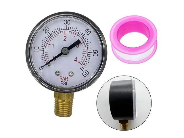 Click here for 1PCS ECX270861 Pressure Gauge 1/4 Inch NPT Pool Fi... prices