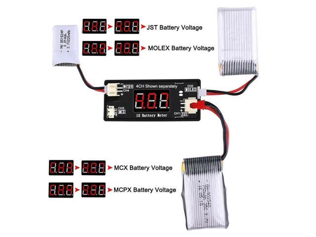 Click here for 1S Lipo Voltage Tester Monitor For Life LiPo LiHV... prices
