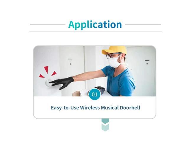 Click here for Wireless Doorbell 433Mhz 150M 30 Music USB Door Be... prices