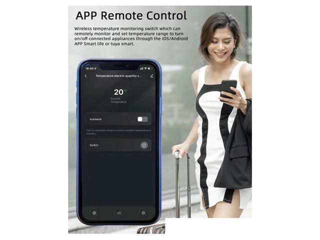 Click here for Tuya 16A Temperature Switch Tuya Power Monitor Rem... prices