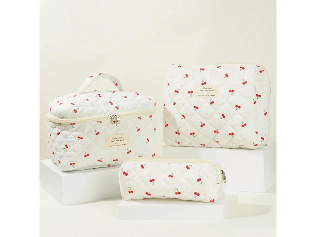 Click here for Women Quilted Makeup Bag Cosmetic Organizer Bag Pa... prices