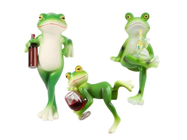 Click here for Resin Hanging Frog Figurine Planter Hugger Small F... prices