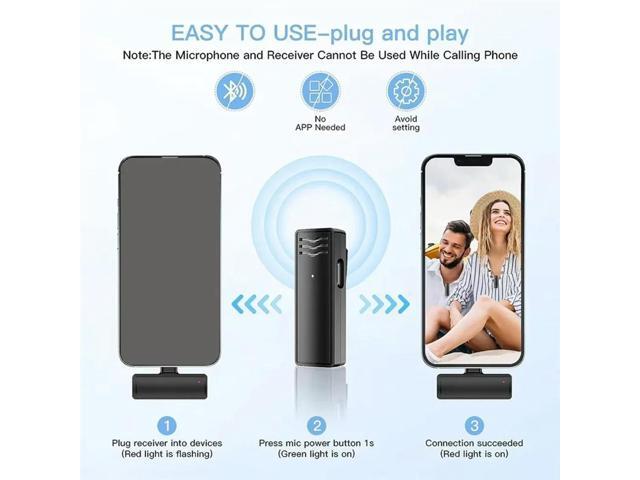 Click here for Wireless Lavalier Microphone 2.4G ligent Mic Ultra... prices