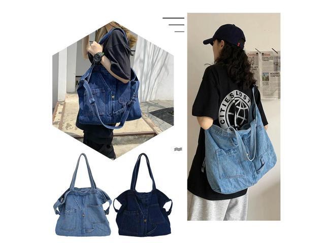 Click here for Retro Shoulder Bag Denim Fashion Shoulder Handbags... prices