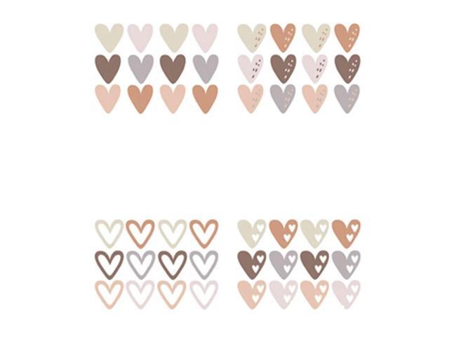Click here for 144PCS Heart Bohemianstyle Boho Self-Adhesive Wall... prices
