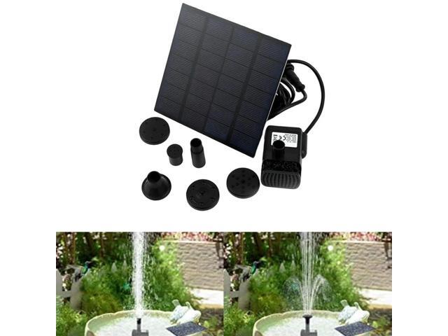 Click here for Solar Powered Fountain Pump: 4 Nozzles  Garden Dec... prices