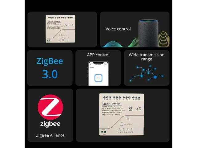 Click here for Tuya Zigbee AC/DC7-32V Switch 4 Channel With Ding... prices