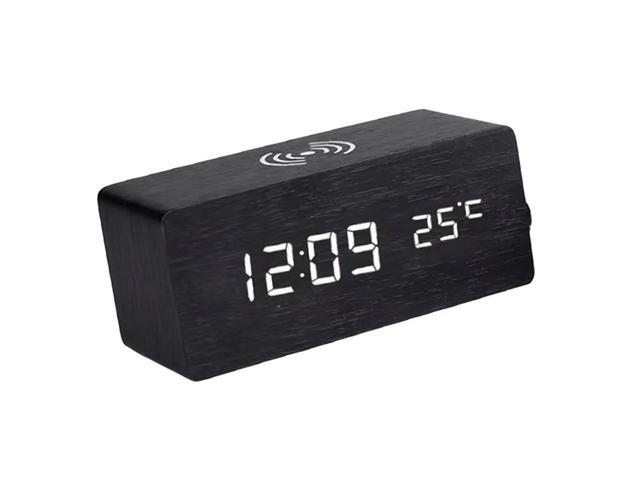 Click here for LED Clock Bedside Clock With Wireless Charging Wit... prices