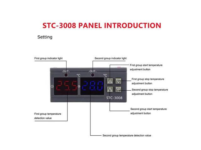 Click here for 3X Dual Digital STC-3008 Temperature Controller Tw... prices