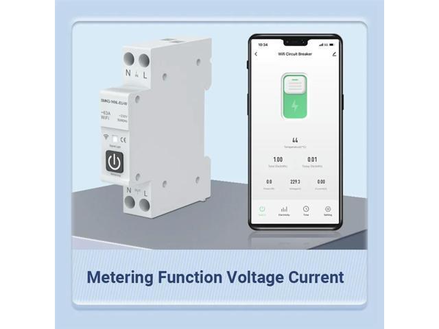 Click here for Tuya Circuit Breaker 1P+N 1A-63A Adjustable DIN Ra... prices