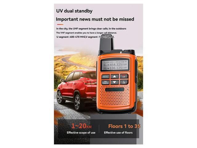 Click here for LCD Handheld Mini Walkie-Talkie UV Band Intercom F... prices