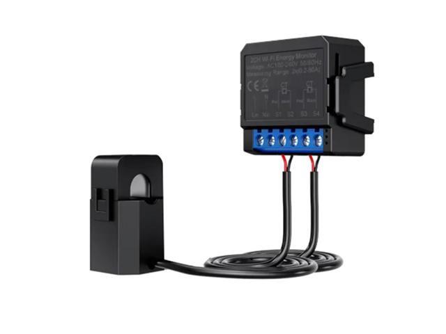 Click here for Tuya 2 Gang Energy Meter Kwh Power Production Cons... prices