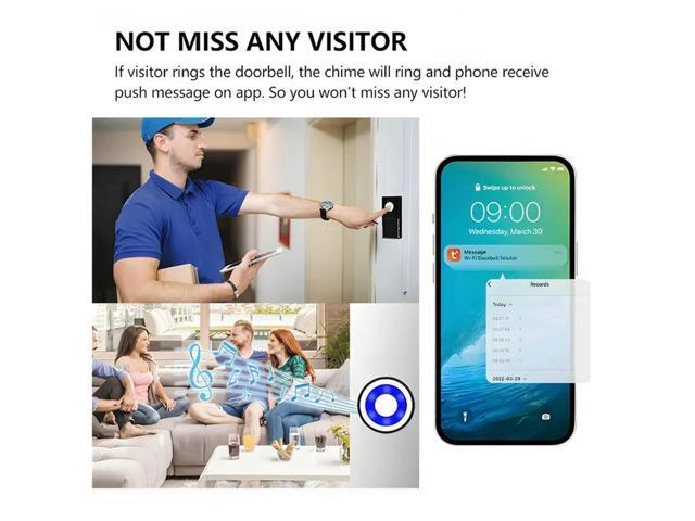 Click here for Tuya Wireless Doorbell Outdoor IP65 Waterproof 200... prices