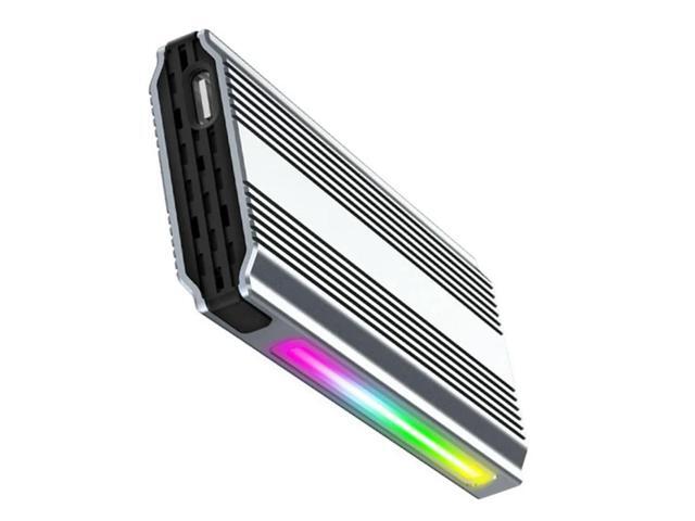 Click here for M. 2 SSD Case USB Type-C RGB M 2 Enclosure Aluminu... prices