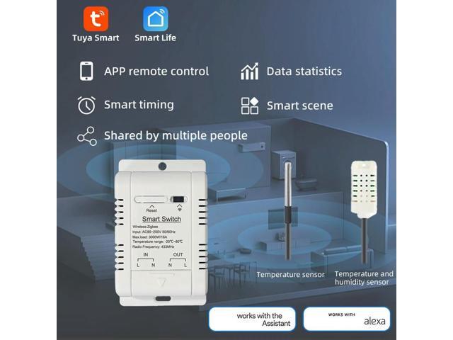 Click here for Tuya Zigbee Switch 16A Wireless Thermostat With 2M... prices