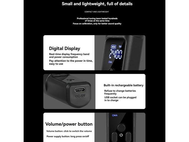 Click here for 2X UHF Wireless Microphone Converter XLR Rechargea... prices