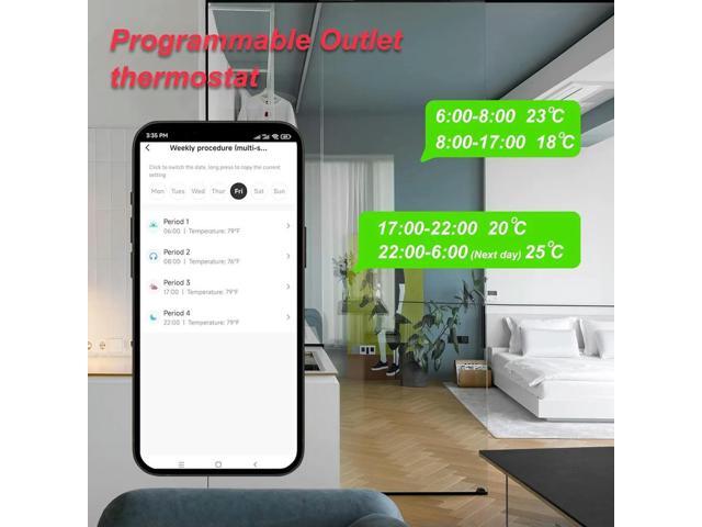 Click here for Voice-Activated Thermostat Socket - Plug-In Temper... prices