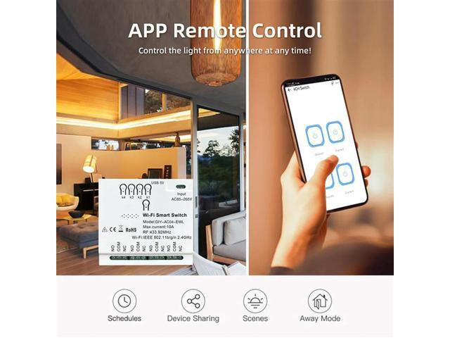 Click here for 3X 4CH Ewelink Switch RF433 85-265V 2.4G life Home... prices