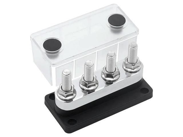 Click here for 600A Bus Bar 4-Stud (3/8 Inch) M10 High Current Co... prices