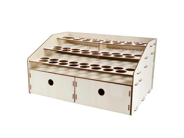 Click here for DIY Wooden Organizer Paint Bottles Display Rack Br... prices