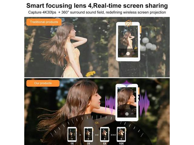 Click here for White Selfie Monitor With Speaker Magnetic Phone V... prices