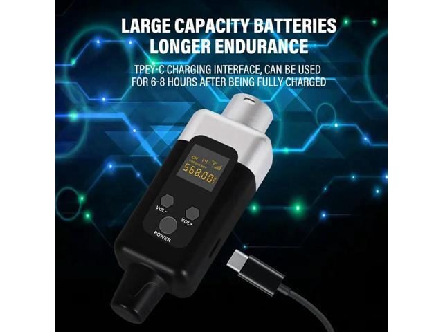 Click here for 2X 0V/48V Wireless XLR Microphone Transmitter And... prices