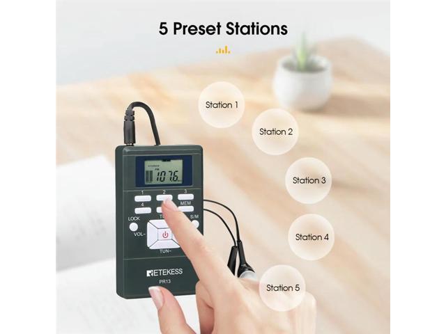 Click here for PR13 Radio FM Stereo DSP Portable Receiver Withdig... prices