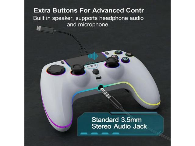 Click here for For PS5 Wired Gamepad RGB Lights Hall Trigger Vibr... prices