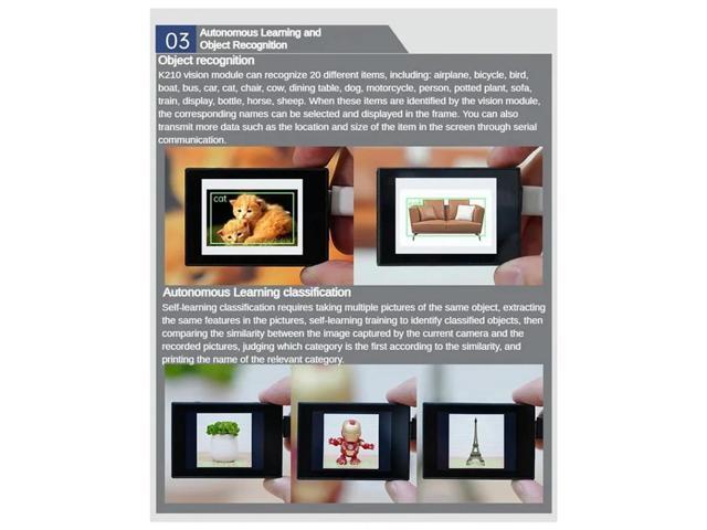 Click here for 2X K210 Visual Module Wondermv Vision Recognition... prices