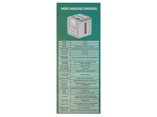 Click here for HY-6210S Remote Control 41MP USB Digital Microscop... prices