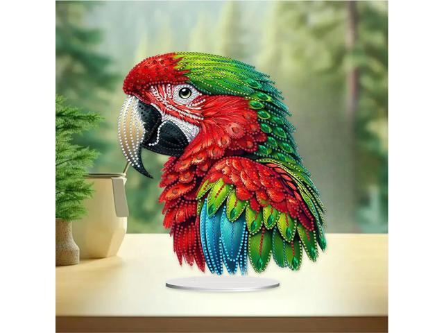 Click here for Acrylic Special Shape Parrot Table Top Diamond Pai... prices