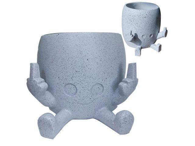 Click here for Middle Finger Succulent Planter Pot Cute Mini Tabl... prices