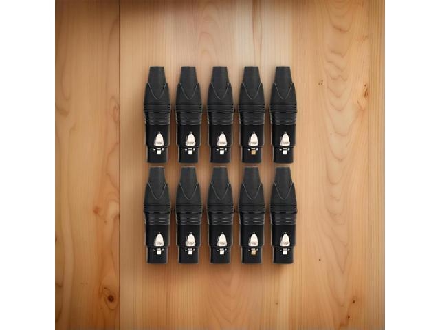 Click here for 10pcs DIY Microphone XLR 3Pin Female Connector Cab... prices